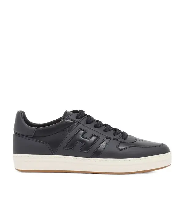 Hogan Low Top Lace Up Sneakers - Navy