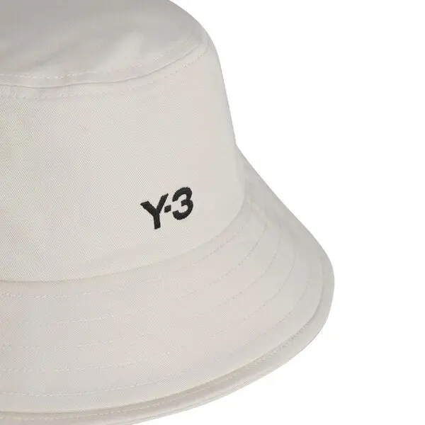 Y3 3-stripes Double Brim Bucket Hat
