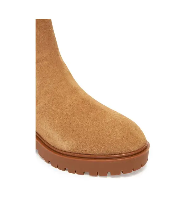 Ralph Lauren Round Toe Ankle Boots - Brown