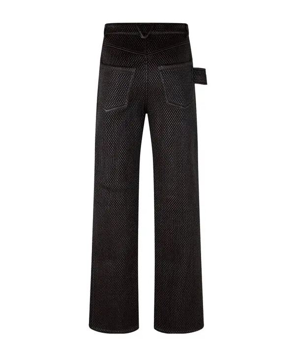 Bottega Veneta Leather Trousers