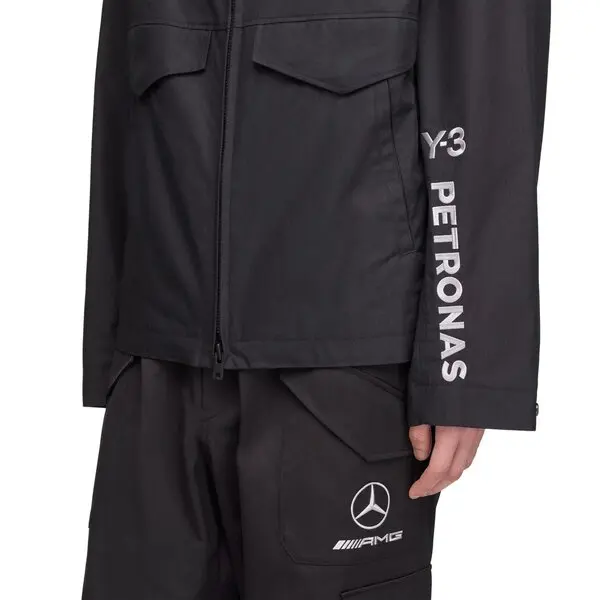 Y3 Zip Up Jacket With Wolf Graphic