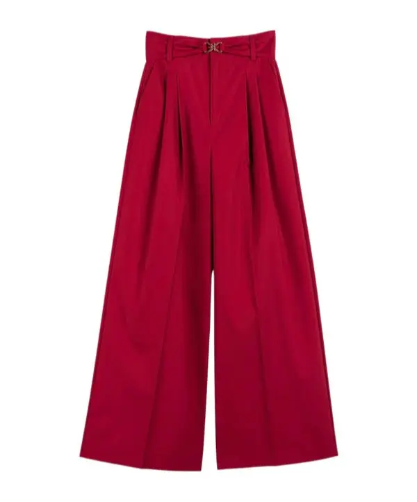 TWINSET Elastic Pleated Casual Pants