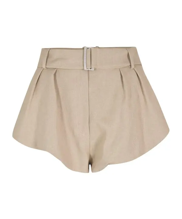 Magda Butrym Tailored Shorts 04 - Light Brown