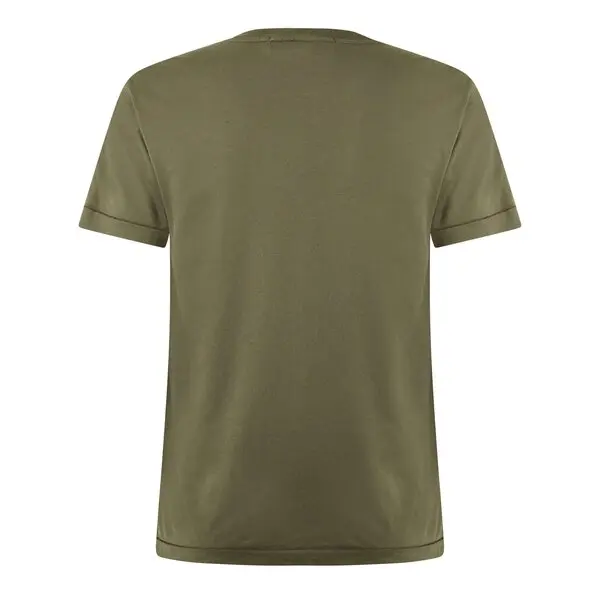 Stone Island Cotton Compass Logo Patch T-shirt