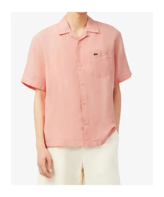 Lacoste Relaxed Fit Linen Shirt