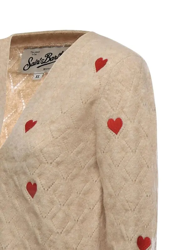 MC2 SAINT BARTH Long-sleeved Knitted Cardigan