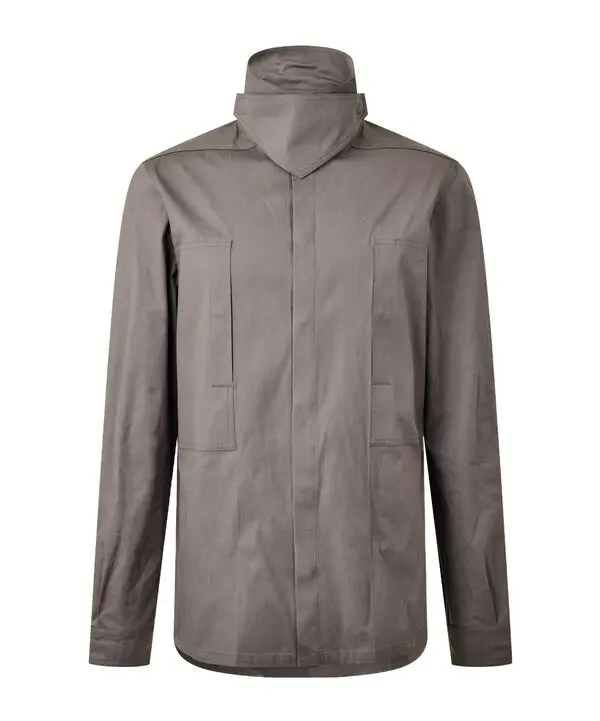 Rick Owens Zip-up Windproof Jacket - Gray