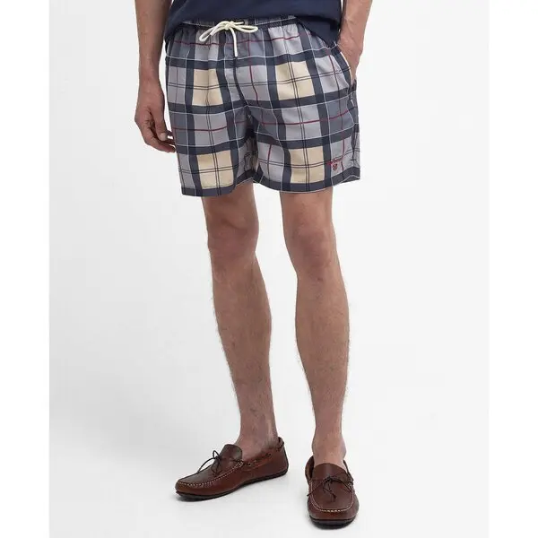 Barbour Checked Swim Trunks