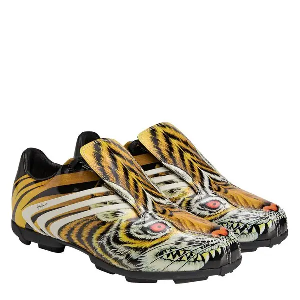 Y3 F50 Tunit Tiger Print Football Trainers - Multicolor