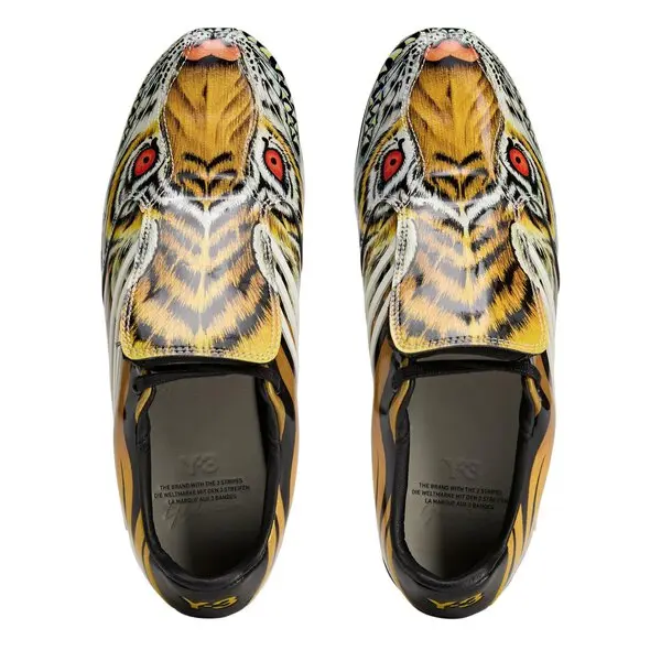 Y3 F50 Tunit Tiger Print Football Trainers - Multicolor