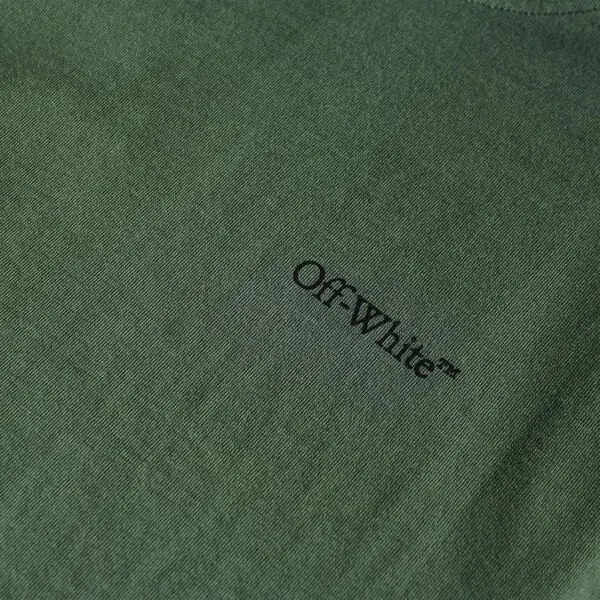 Off-White Crew Neck Cotton Tee