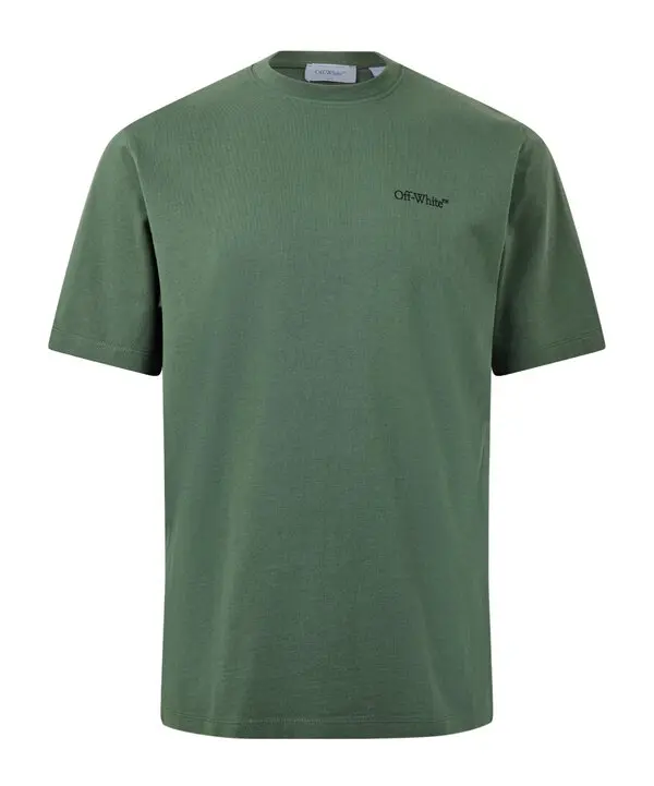 Off-White Crew Neck Cotton Tee