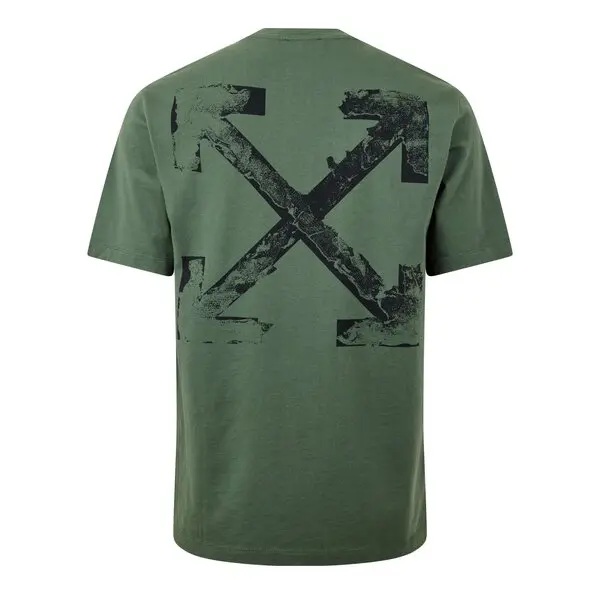 Off-White Crew Neck Cotton Tee