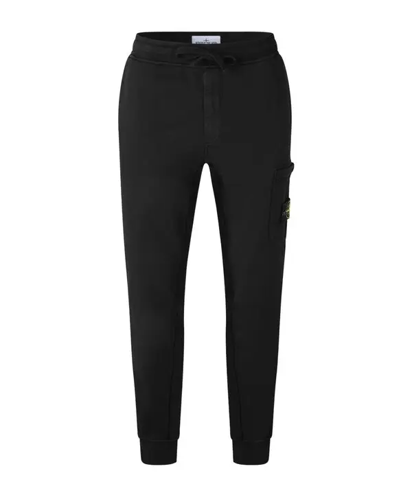 Stone Island Solid Color Casual Trousers