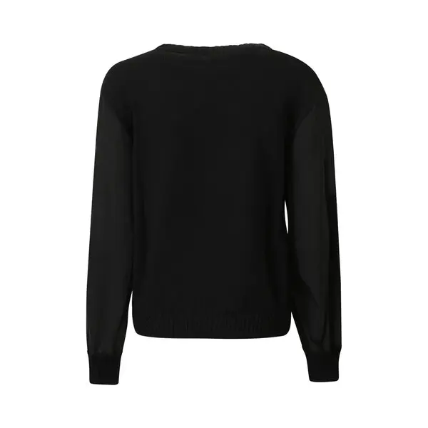 Max Mara Long-sleeved Knitted Shirt