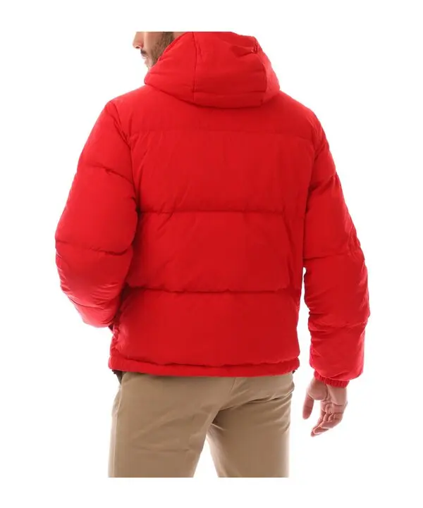 Lacoste Quilted Down Jacket With Crocodile Detail