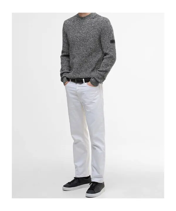 Barbour International Declan Yarn Twist Crew Neck Jumper