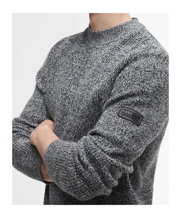 Barbour International Declan Yarn Twist Crew Neck Jumper