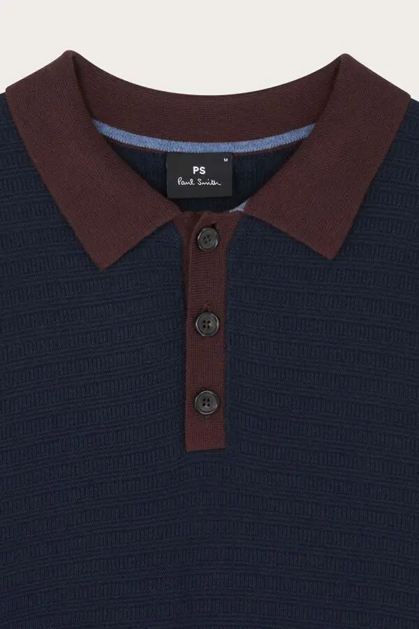 Paul Smith Long-sleeved Polo Shirt