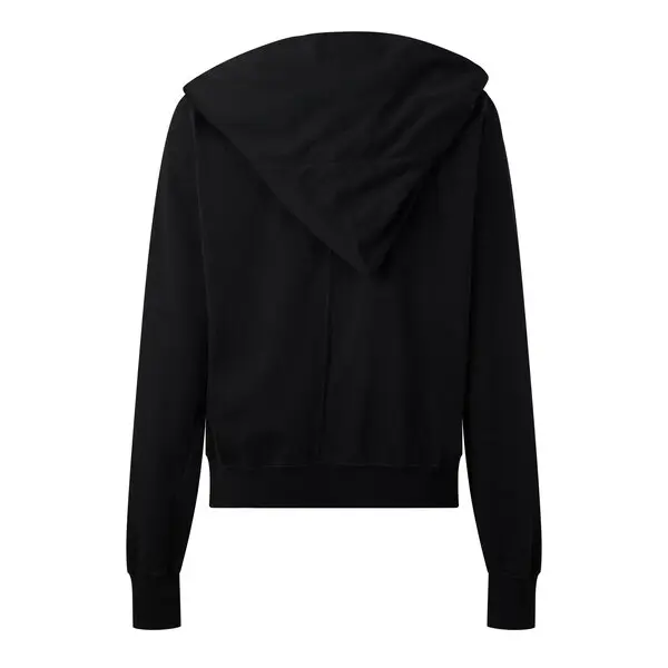 Rick Owens Cropped Full-zip Hooded Sweatshirt