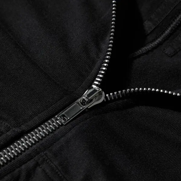 Rick Owens Cropped Full-zip Hooded Sweatshirt