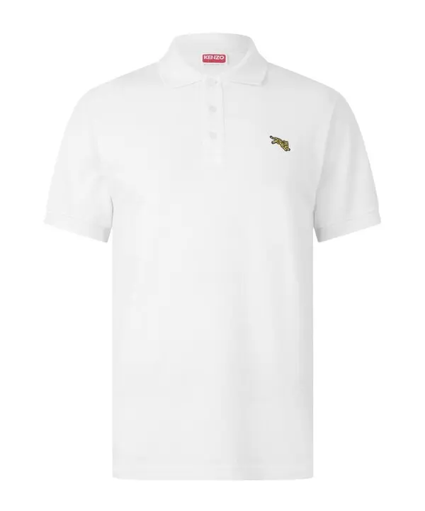 Kenzo Solid Short-sleeve Polo Shirt