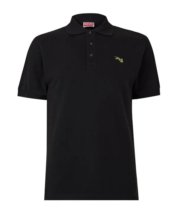 Kenzo Solid Short-sleeve Polo Shirt