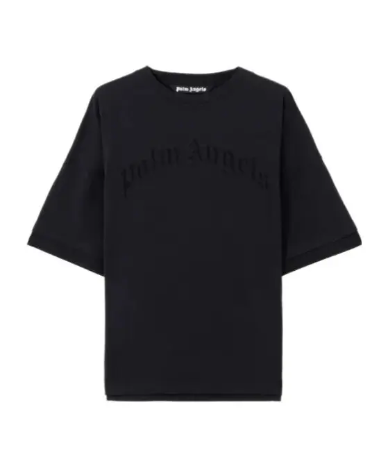 Palm Angels Round Neck Short-sleeved Top