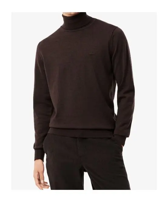 Lacoste Merino Wool Roll Neck Sweater