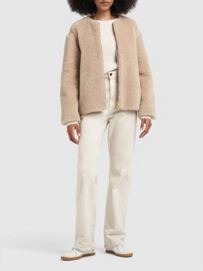 Max Mara Panno Collarless Casual Jacket