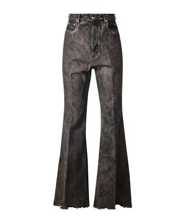 Rick Owens Solid Color Bootcut Pants