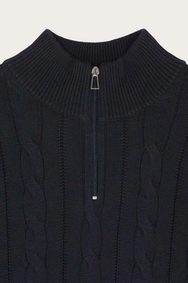 Paul Smith Long Sleeve Zip Neck Knit