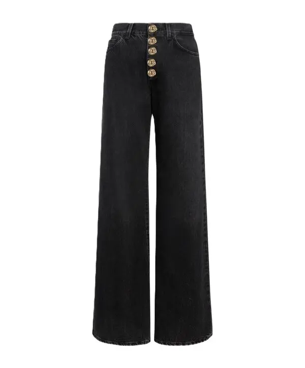DONDUP Button-detail Wide-leg Jeans