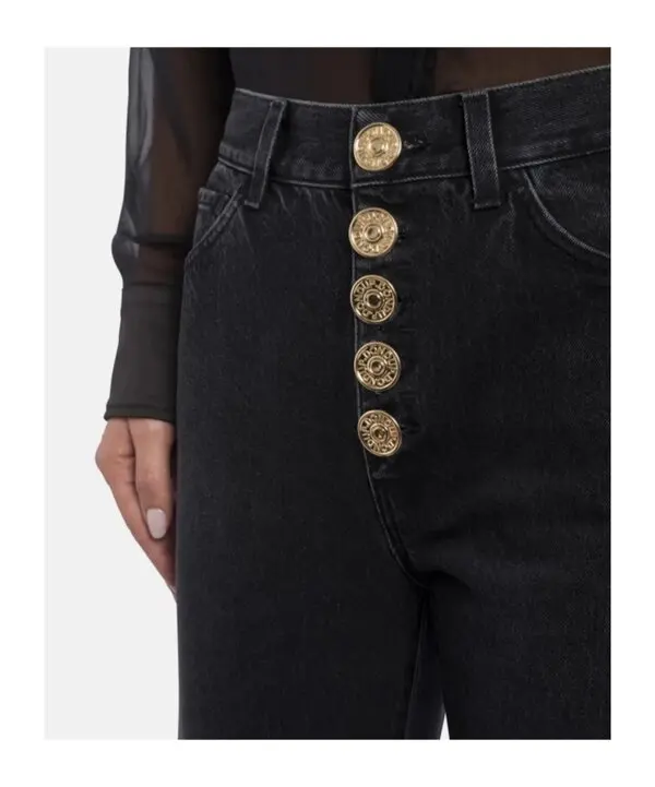 DONDUP Button-detail Wide-leg Jeans