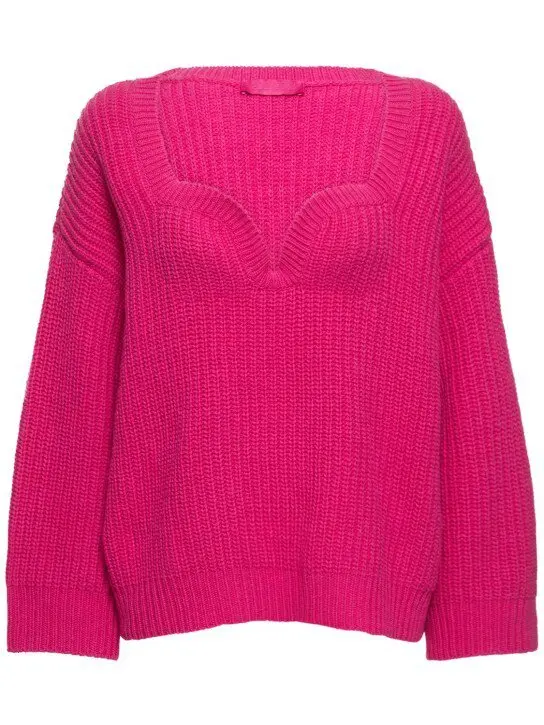 Valentino Garavani Long Sleeve Sweater - Pink
