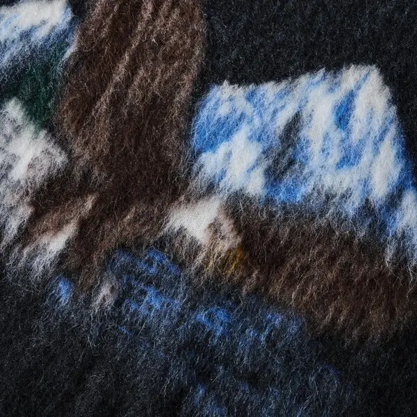 MAISON MARGIELA Graphic Print Crewneck Sweater - Charcoal
