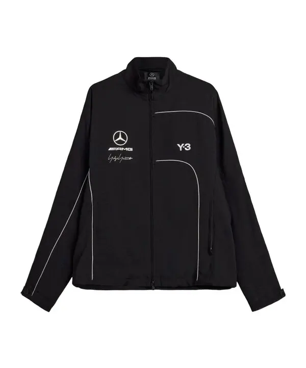 Y3 Classic Stand Collar Jacket With Mercedes Amg Logo
