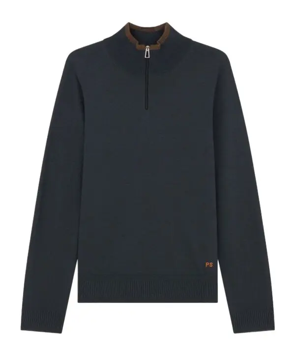 Paul Smith Half-zip Long-sleeved Sweater