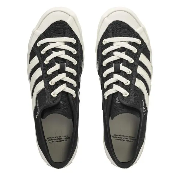 Y3 Lowtop Laceup Canvas Shoes