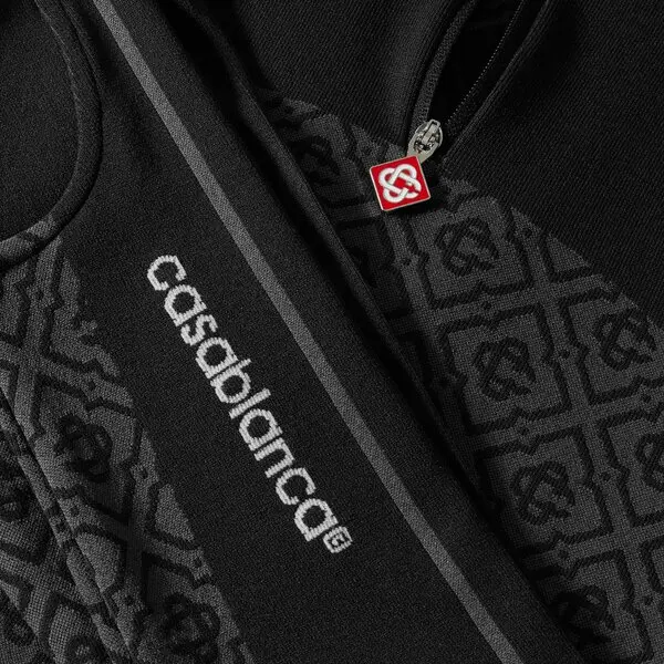 Casablanca Half-zip Long-sleeve T-shirt