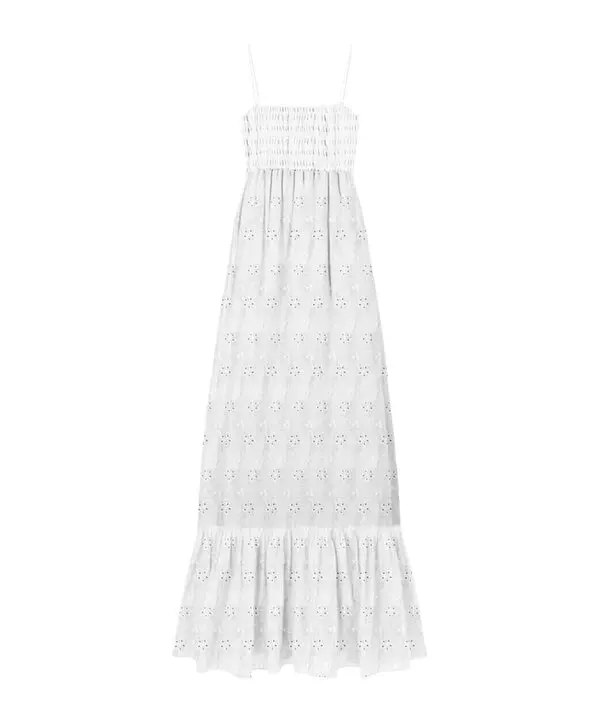 MC2 SAINT BARTH Square Neck Midi Dress