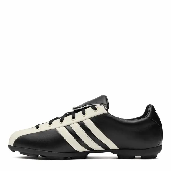 Y3 Leather Lace-up Sneakers - Black
