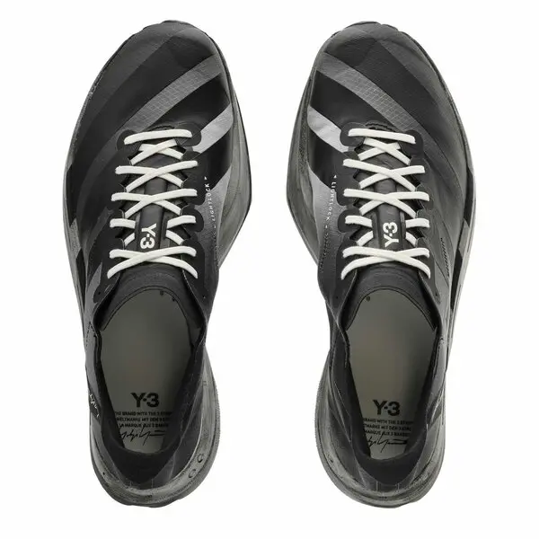 Y3 Color Blocked Lace Up Sneakers