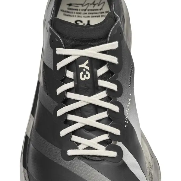 Y3 Color Blocked Lace Up Sneakers