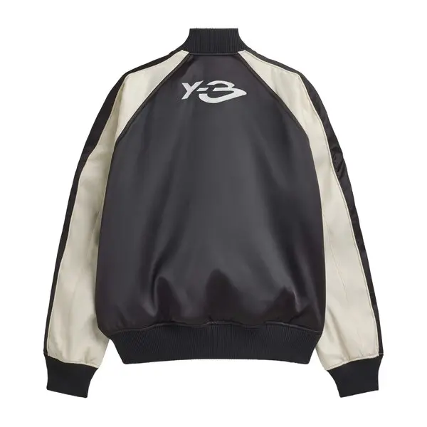 Y3 Liquid Logo Satin Souvenir Jacket