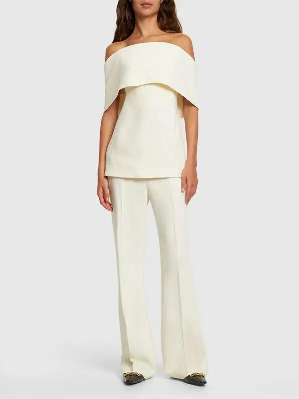 TOTEME Off-the-shoulder Top With Zip Closure
