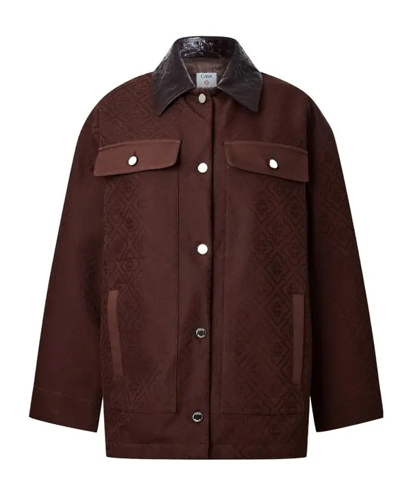 Casablanca Jacquard Overshirt Jacket