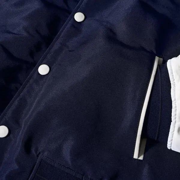 Givenchy White Color-block Varsity Jacket