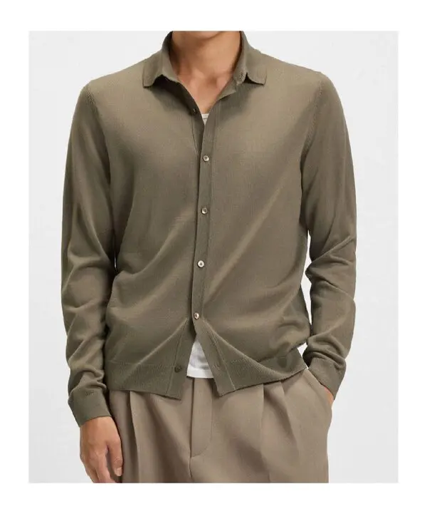 Hugo Boss Helbert Regular Fit Shirt In Virgin Wool