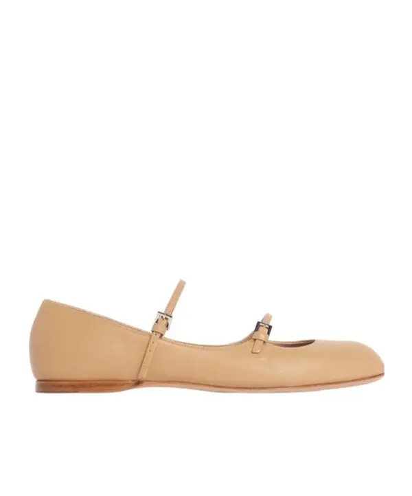Max Mara Round Head Ballet Shoes